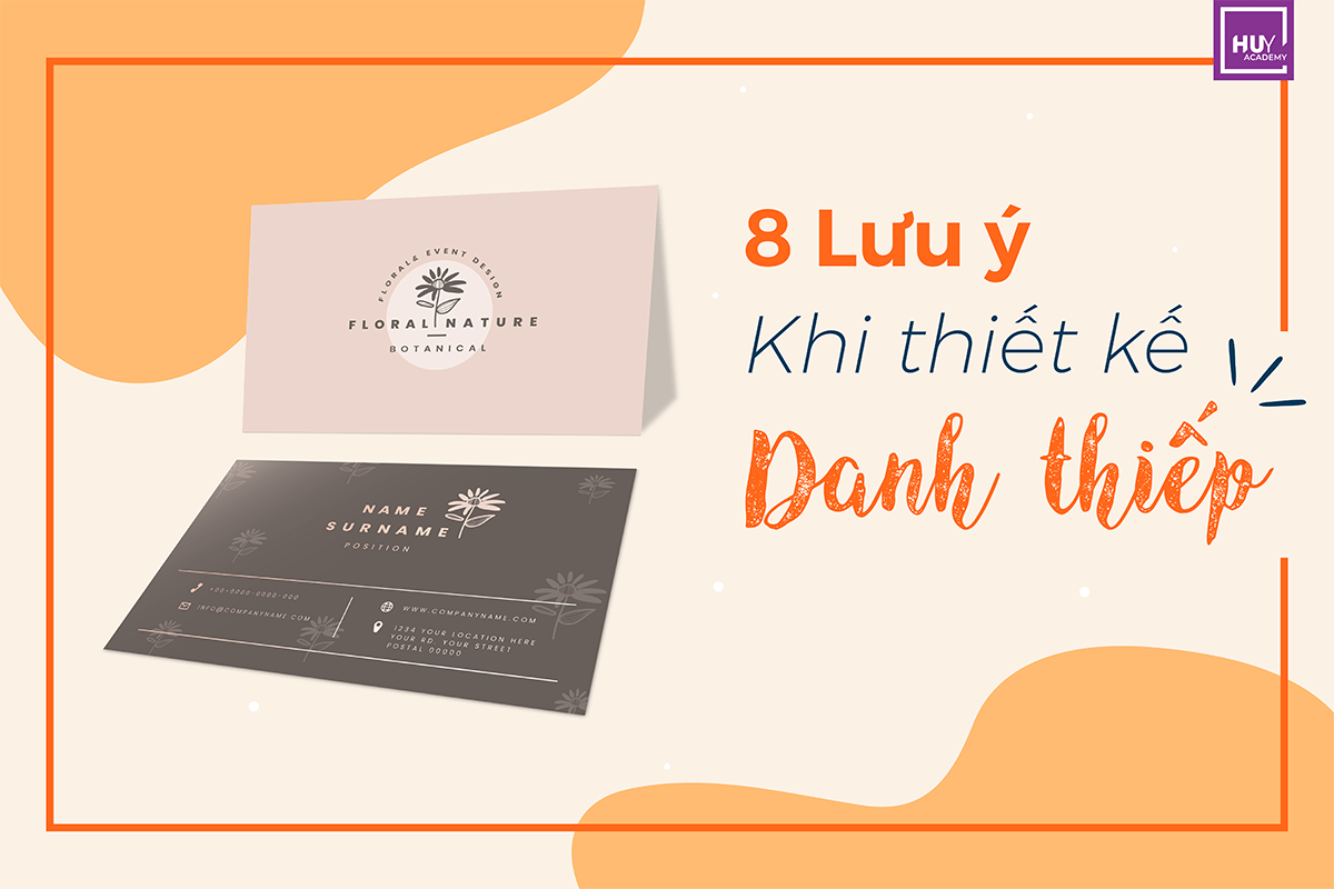 8 lưu ý khi thiết kế name card