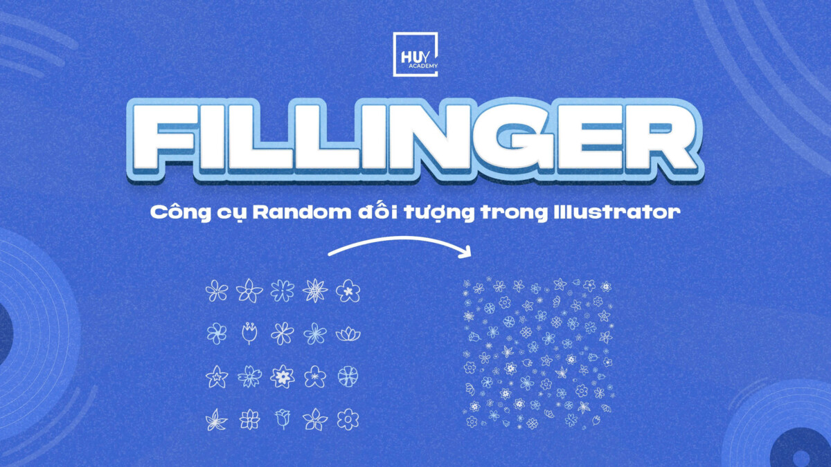Fillinger illustrator script - công cụ random đối tượng trong Illustrator