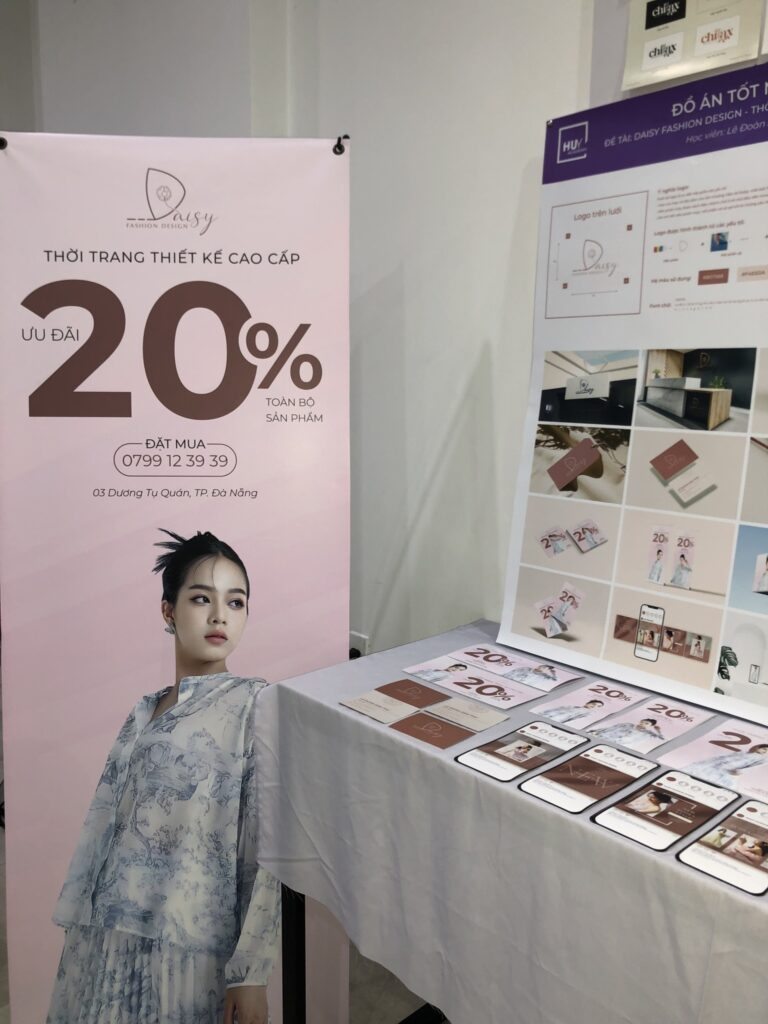 ĐỒ ÁN TỐT NGHIỆP HỌC VIÊN ANH THƯ - Logo Daisy Fashion Design