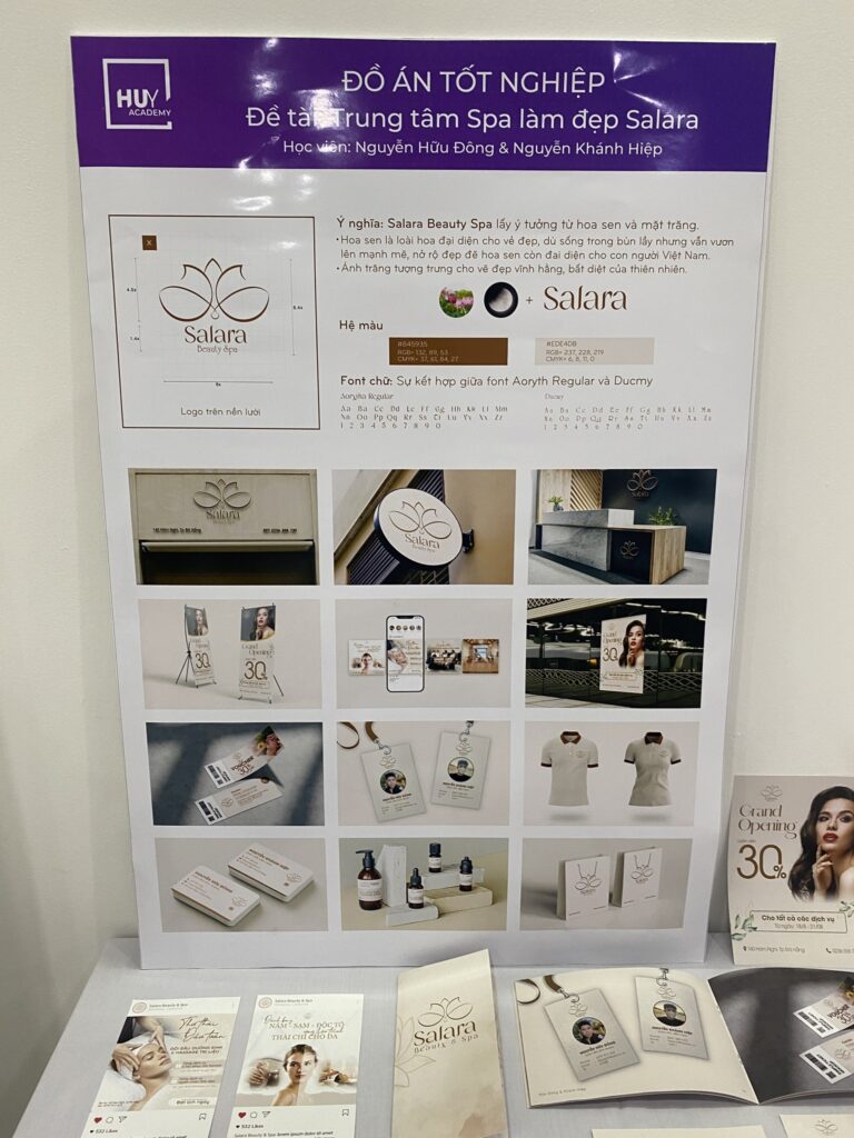 ĐỒ ÁN TỐT NGHIỆP - LOGO SALARA BEAUTY SPA