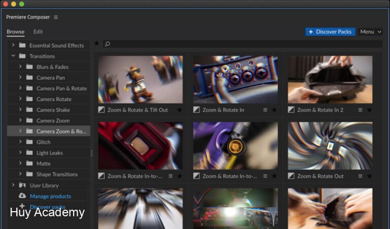 Plugin miễn phí Premiere Composer cho premiere